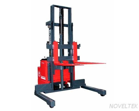 Wide Straddle Electric Pallet Stacker (1-2 Ton) For Non-Standard ...